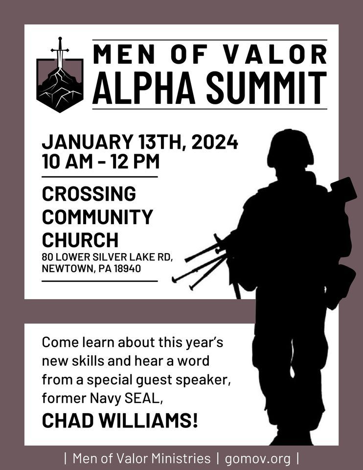 MOV Alpha Summit, Crossing Community Church, Newtown, 13 January 2024 ...