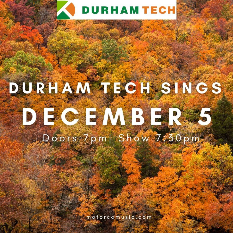 Durham Tech Sings, Motorco, Durham, 5 December 2023 | AllEvents