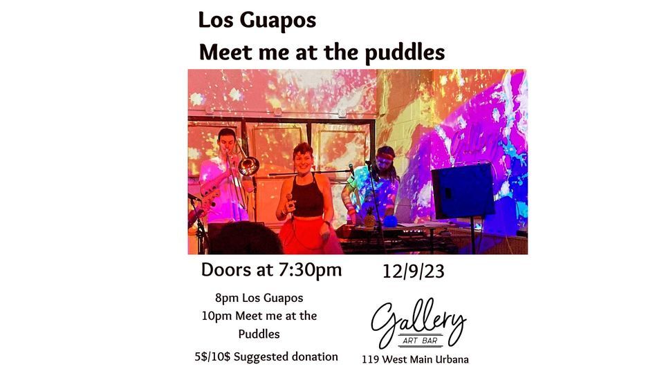 Los Guapos and Meet me at the Puddles, Gallery.artbar, Urbana, December ...