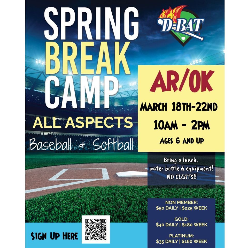 Spring Break Camp at D-BAT, D-BAT Fort Smith, 18 March to 22 March ...