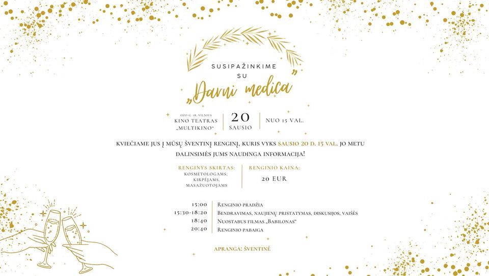 KVIEČIAME SUSIPAŽINTI SU „DARNI MEDICA“, Multikino Lietuva, Vilnius, 20 ...