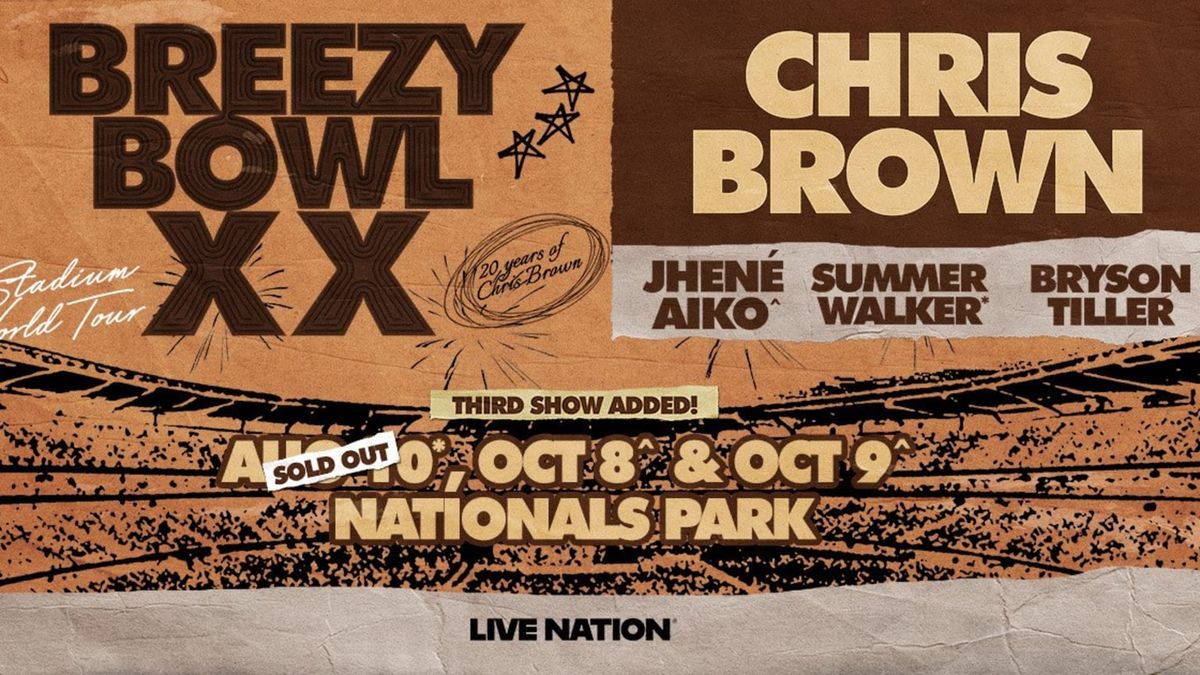 Parking Chris Brown with Summer Walker and Bryson Tiller, Petco Park ...