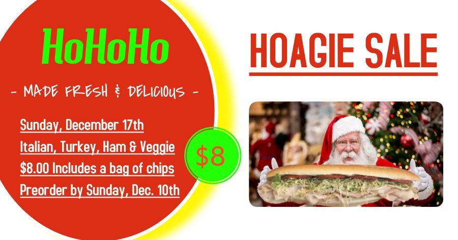 Ho Ho Ho Hoagie Sale, Ladies Auxiliary, Liberty Fire Company of New ...