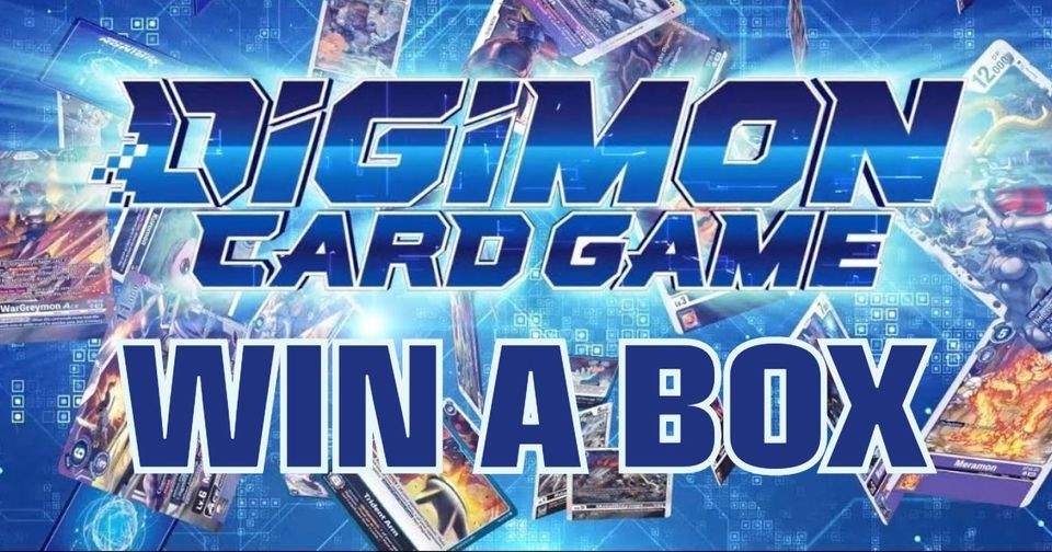 Digimon - Win a Box, The Board Room - South Charleston, 29 January 2024 ...