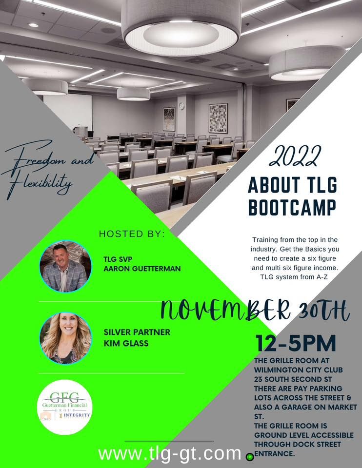 Free 1/2 Day Event, Freedom & Flexibility About TLG, The Leazer Group ...