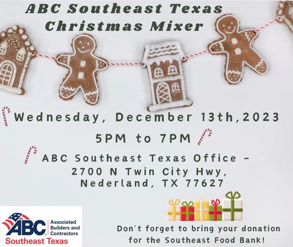 ABC Southeast Tx Chapter Christmas Mixer , N Twin City Hwy, Nederland ...