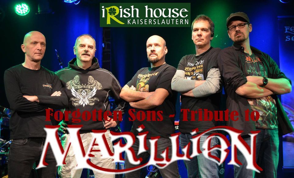 Forgotten Sons-Tribute to Marillion/Fish, Irish House Kaiserslautern ...