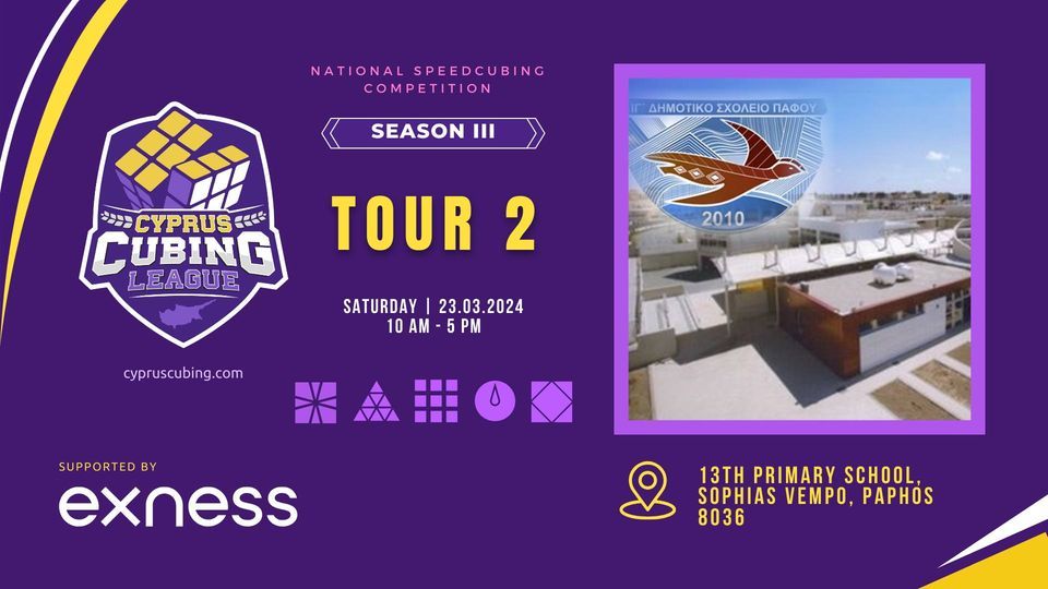 Cyprus Cubing League, Season III, Tour 2, 13 Primary School, Paphos (ΙΓ ...