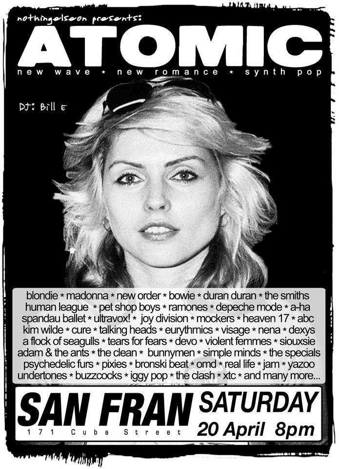 Atomic, 20 April, San Fran, Wellington, 20 April to 21 April | AllEvents.in