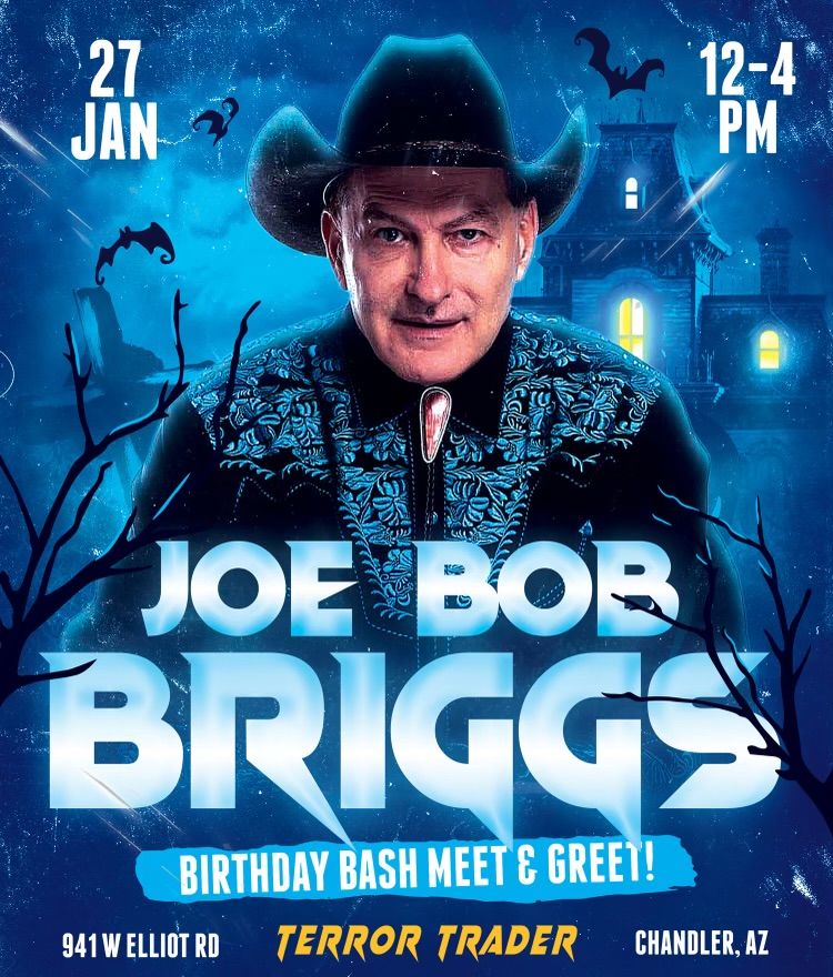 Joe Bob Briggs BIRTHDAY Meet And Greet At Terror Trader!, Terror Trader ...
