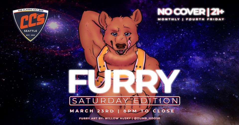 FURRY SATURDAY EDITION, CC's Seattle, 23 March 2024 | AllEvents