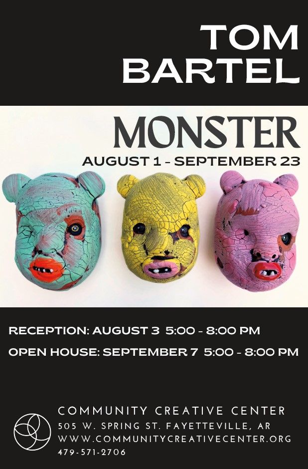 Tom Bartel Open House, Community Creative Center, Fayetteville, 7 ...