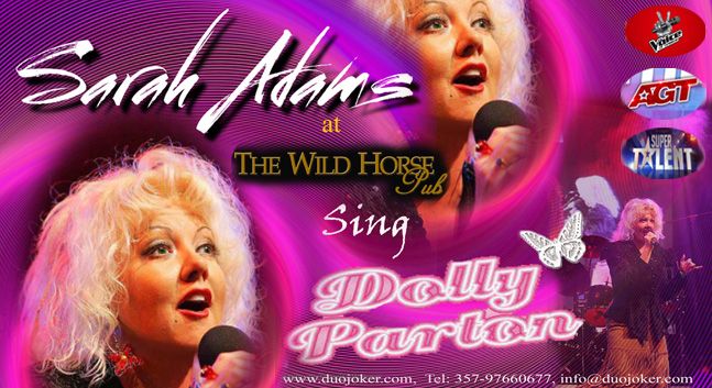 Sarah Evans sing Dolly Parton, The Wild Horse, Paphos, 25 April 2023 ...