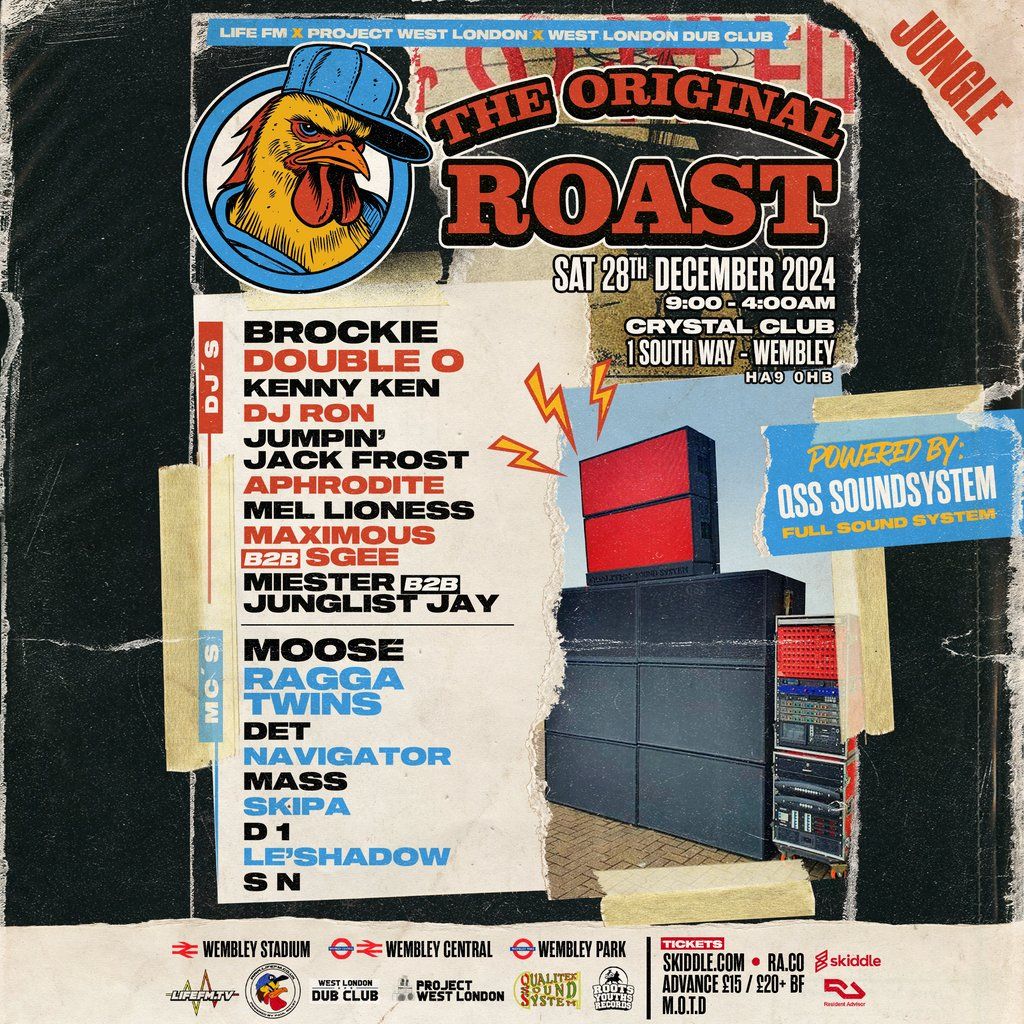 The Original Roast - Jungle, Crystal Club, Wembley, 28 December to 29 ...