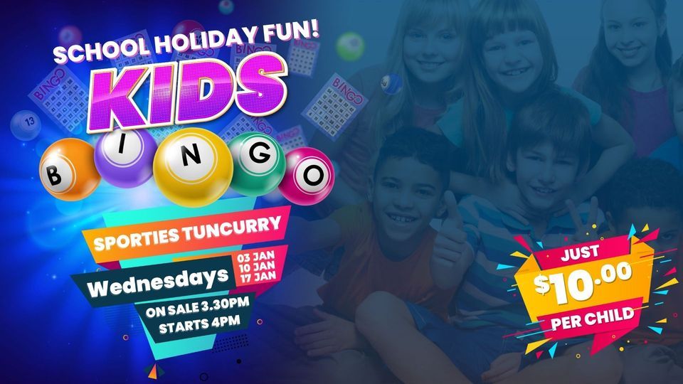Kids Bingo at Sporties, Beach St Tuncurry, NSW, Australia, New South ...
