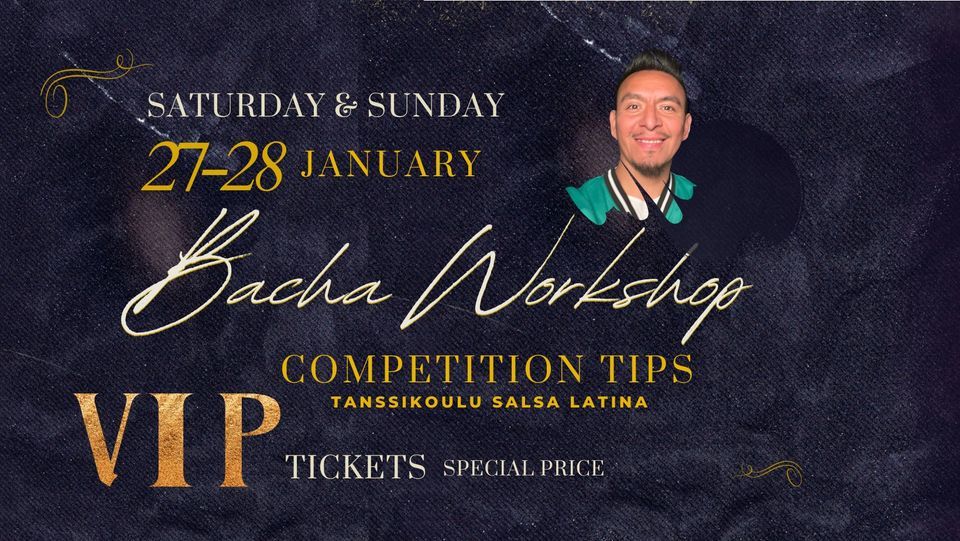 Special Bachata Workshop Saturday And Sunday Dance Parties Tanssikoulu