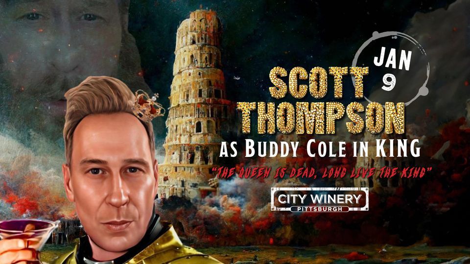 Scott Thompson as Buddy Cole in KING, City Winery Pittsburgh, January 9 2024 | AllEvents.in