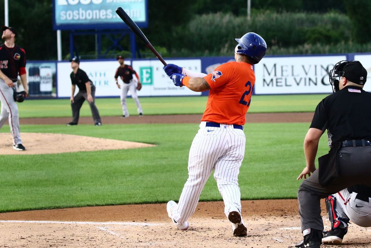 Syracuse Mets vs. Rochester Red Wings, NBT Bank Stadium, Syracuse, 6 ...