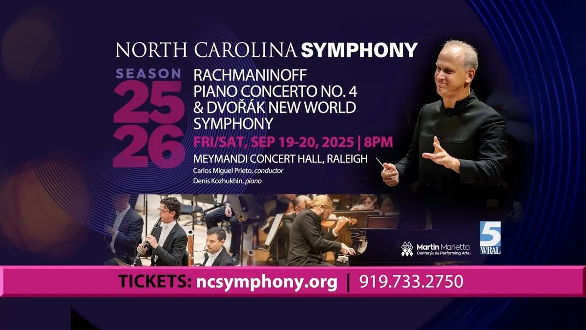 North Carolina Symphony: Carlos Miguel Prieto - Rachmaninoff Piano ...