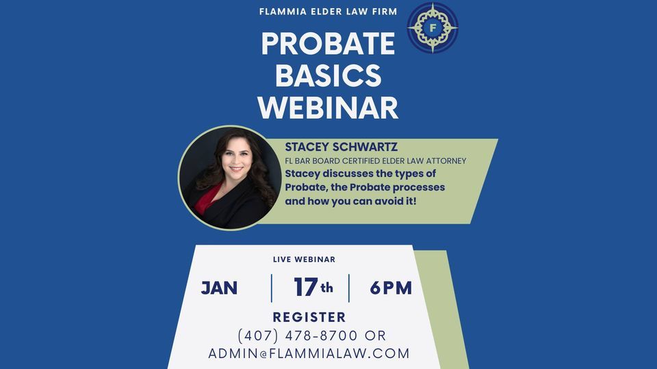 Probate Basics Webinar, Online event, Winter Park, Florida, January 17 2024 | AllEvents.in ...