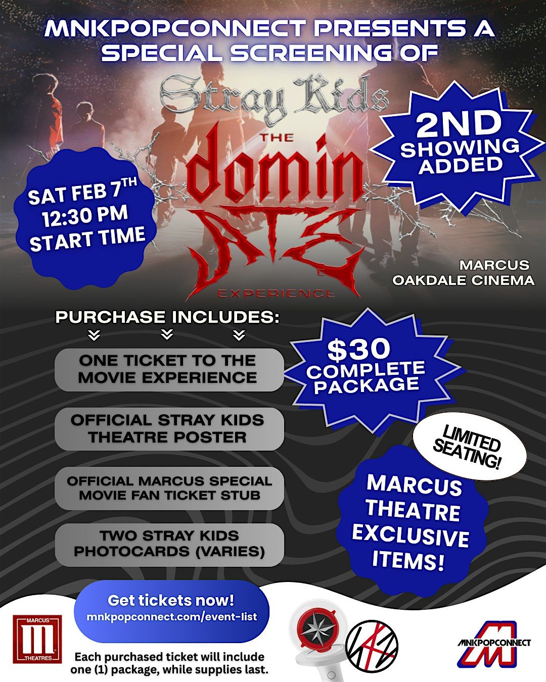 Stray Kids K-pop Dominate Movie by MNKPOPCONNECT 2nd Showing, Marcus ...