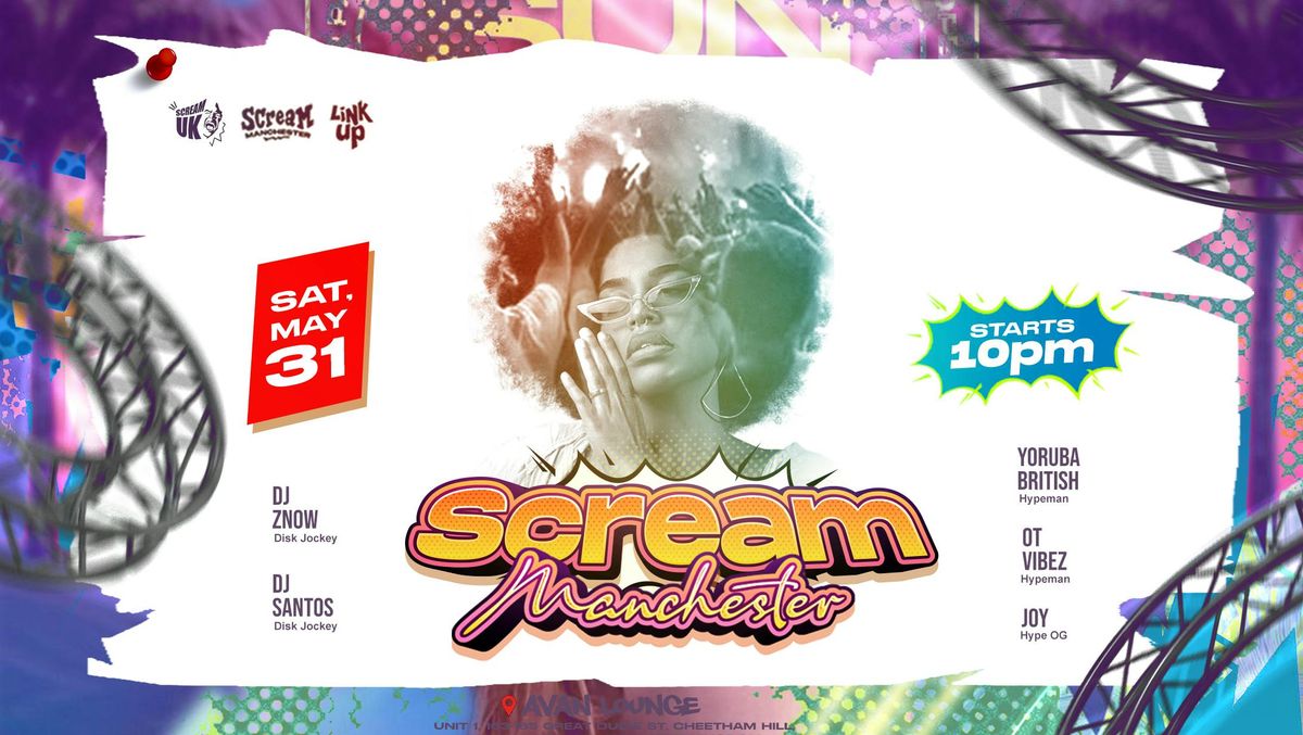 SCREAM MANCHESTER , Avan Lounge Restaurant & Shisha Bar, Manchester, 31 ...