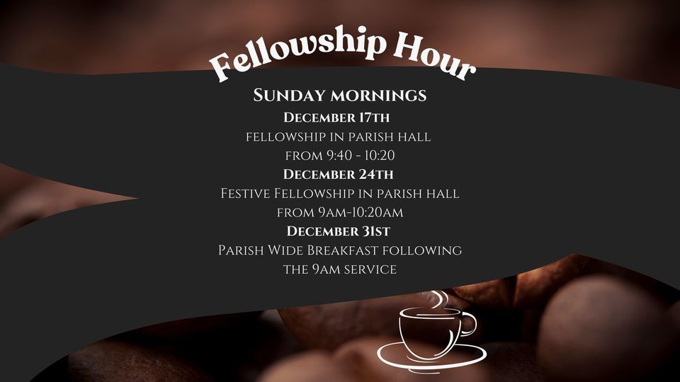 Fellowship Hour at Advent, Episcopal Church of the Advent, Kennett ...