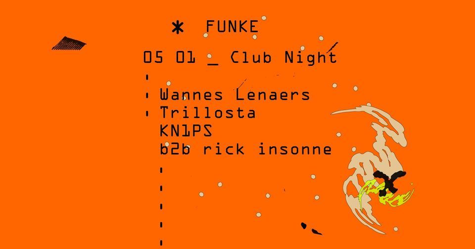 Funke_Wannes Lenaers, Trillosta, KN1PS b2b rick insonne, Funke, Gent ...