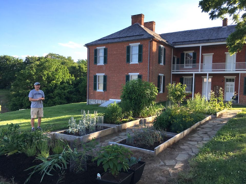 "Greet Greg the Gardener" at the Pry House Medicinal Garden, Pry House ...
