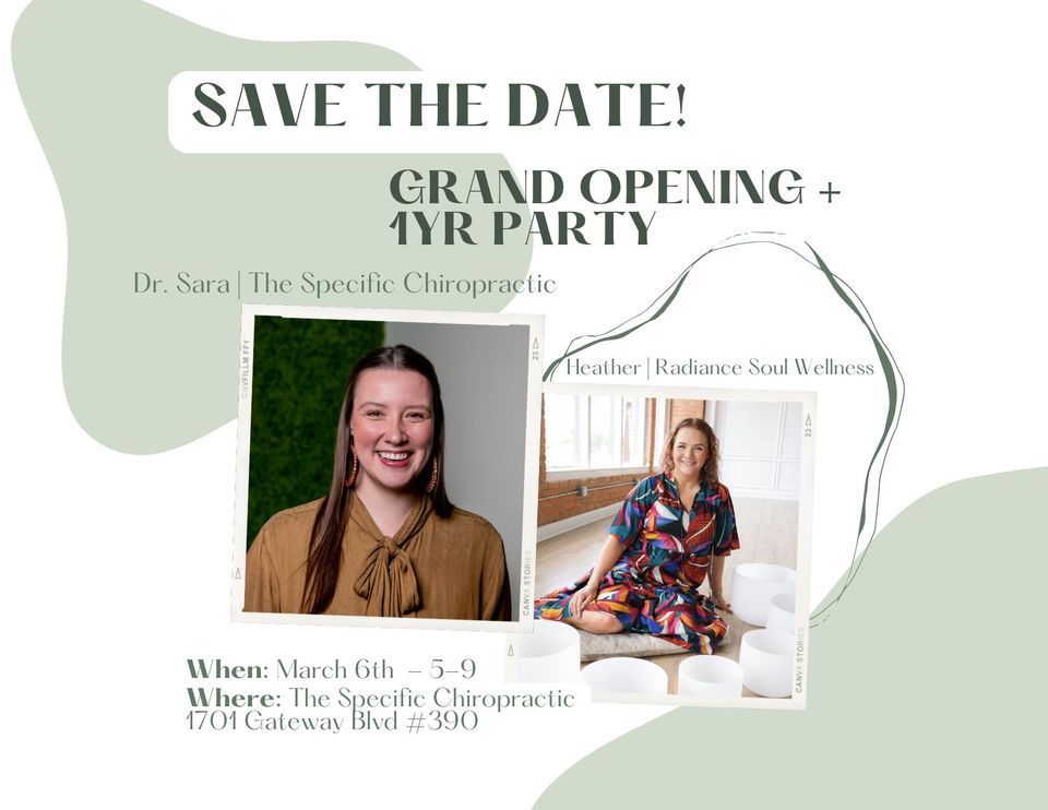 Two Parties, One Night! Dr. Saras 1yr and Radiance Soul Wellness Grand ...