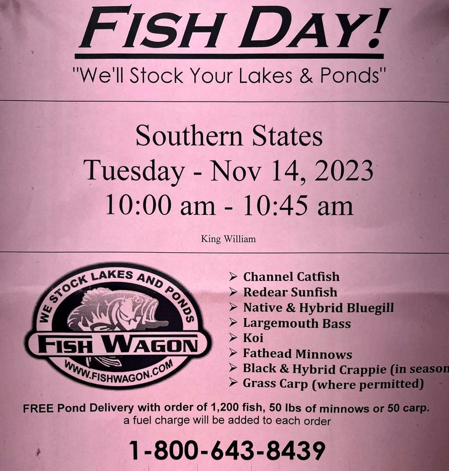 Fish Day at King William Southern States!, Southern States King William ...