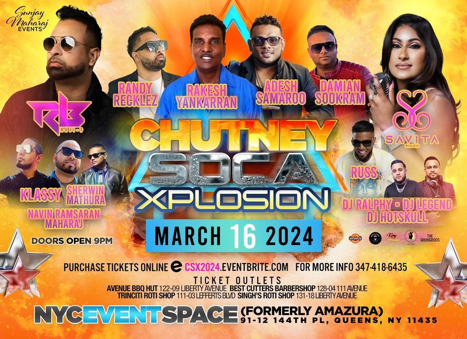 Soca/Chutney Explosion, Jamaica, 16 March to 17 March | AllEvents