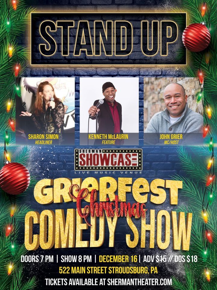 Christmas Comedy Show, Sherman Showcase, Stroudsburg, 16 December 2023 ...