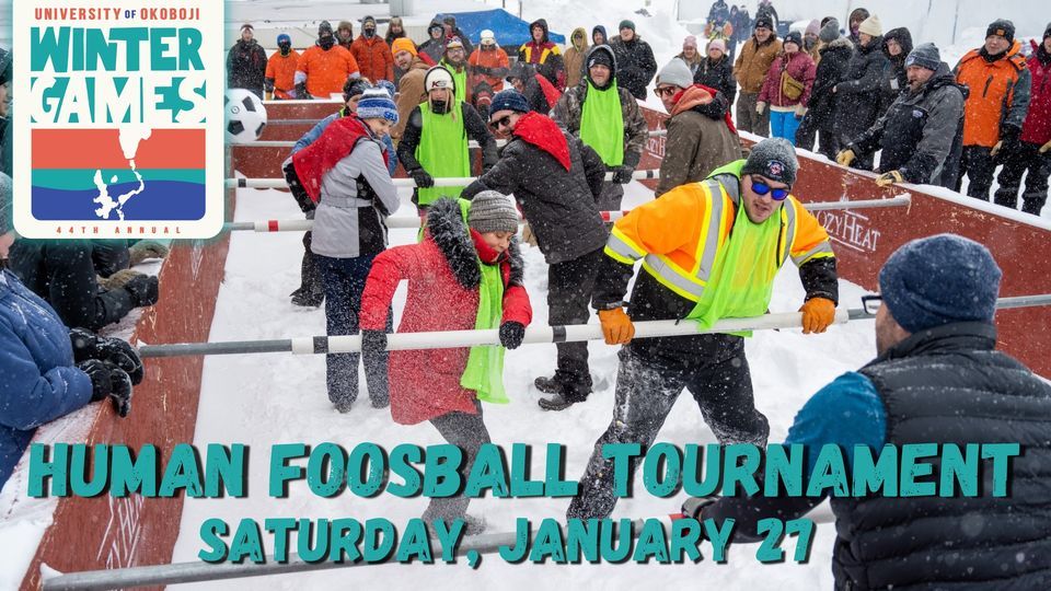 Winter Games Human Foosball Tournament, Arnolds Park Amusement Park ...