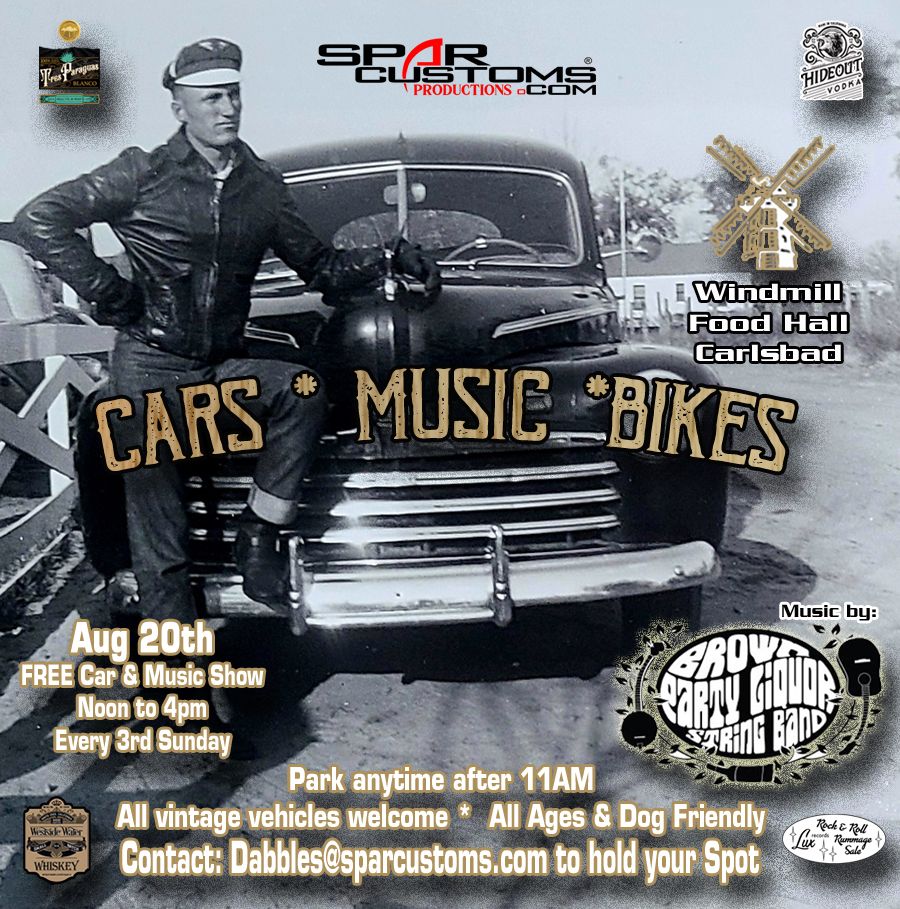 Spar Customs Monthly Car/Music and Bike Show at Windmill Food Hall, Windmill Food Hall, Carlsbad ...