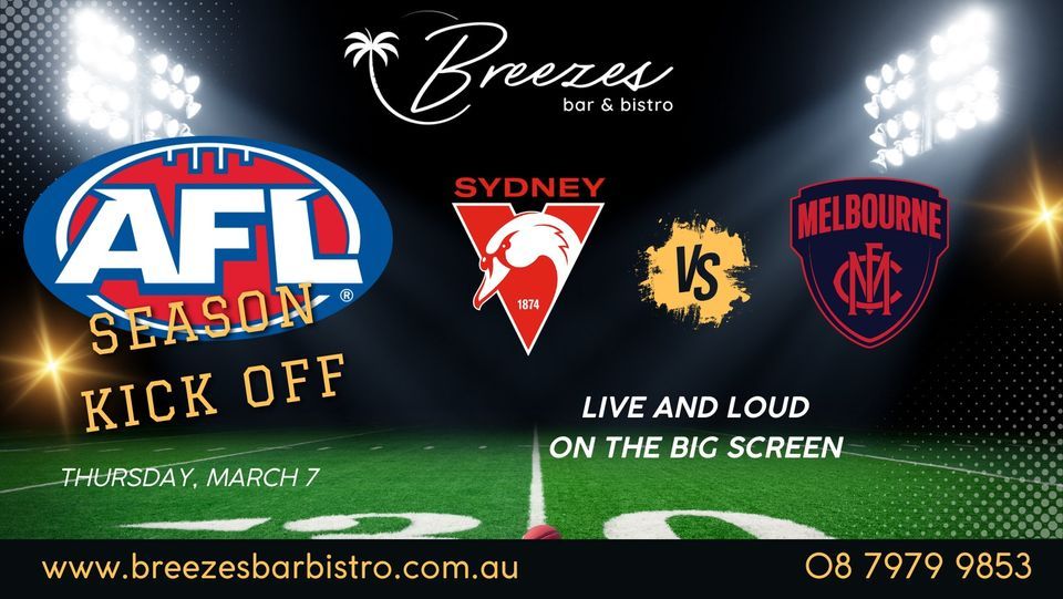 ? AFL Season Kick-Off ?, Breezes Bar & Bistro, Darwin, 7 March 2024 ...