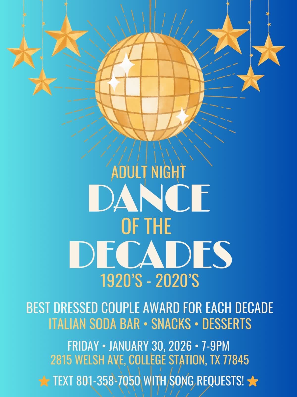 Adult Night Dance of the Decades, The Church of Jesus Christ of Latter ...
