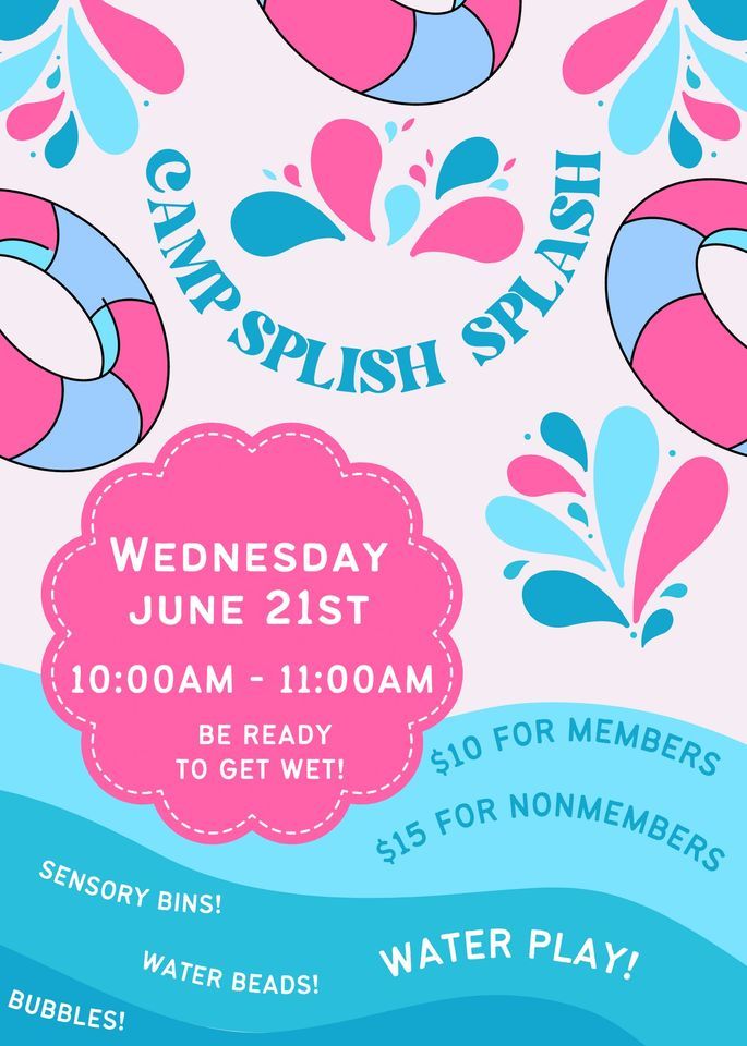 Camp Splish Splash, Edwardsville Children's Museum, 21 June 2023 ...