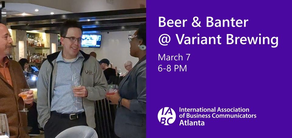 Table Talk: Beer and Banter, Variant Brewing Company, Roswell, 7 March ...