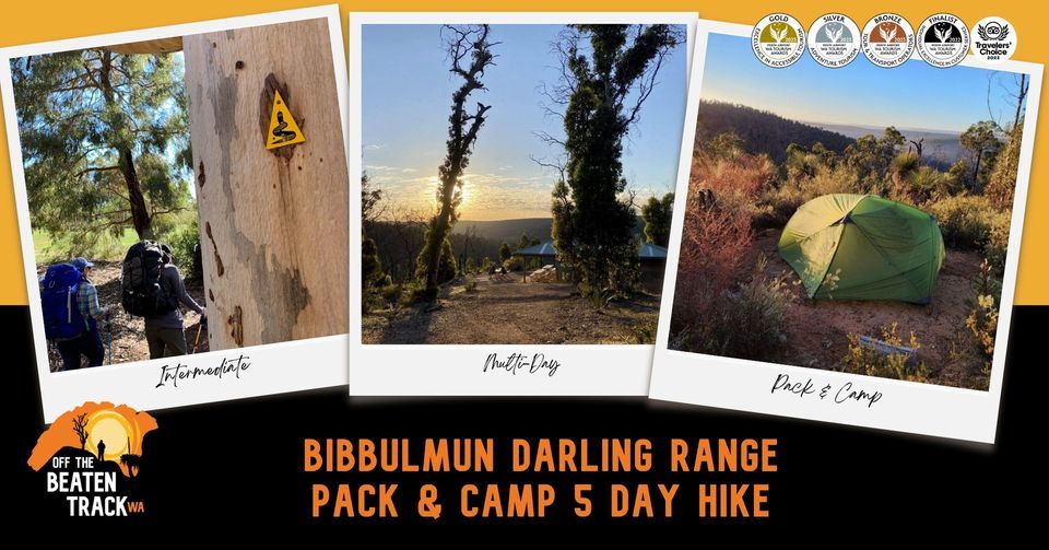 Bibbulmun Darling Range Pack & Camp 5 Day Hike, Bibbulmun Track, Perth ...