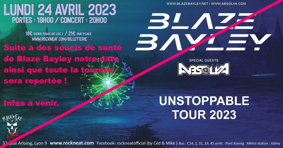 Blaze Bayley Absolva Rock N Eat Lyon Rock N Eat Official By Céd