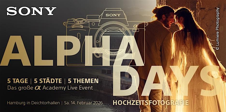 Sony Alpha Days Hamburg - Hochzeitsfotografie, Deichtorhallen Hamburg ...