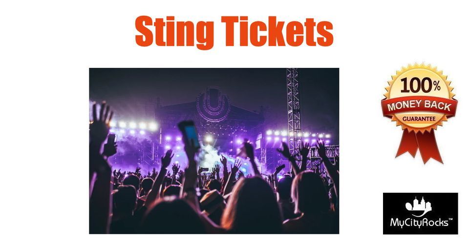 Sting Tickets Morrison CO Red Rocks Amphitheatre (Denver area), Red ...