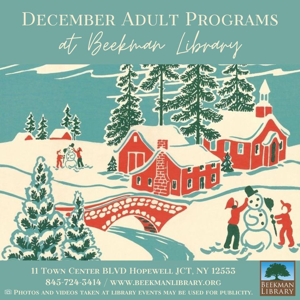 Create Your Bucket List, Beekman Public Library, Poughquag, 28 December ...