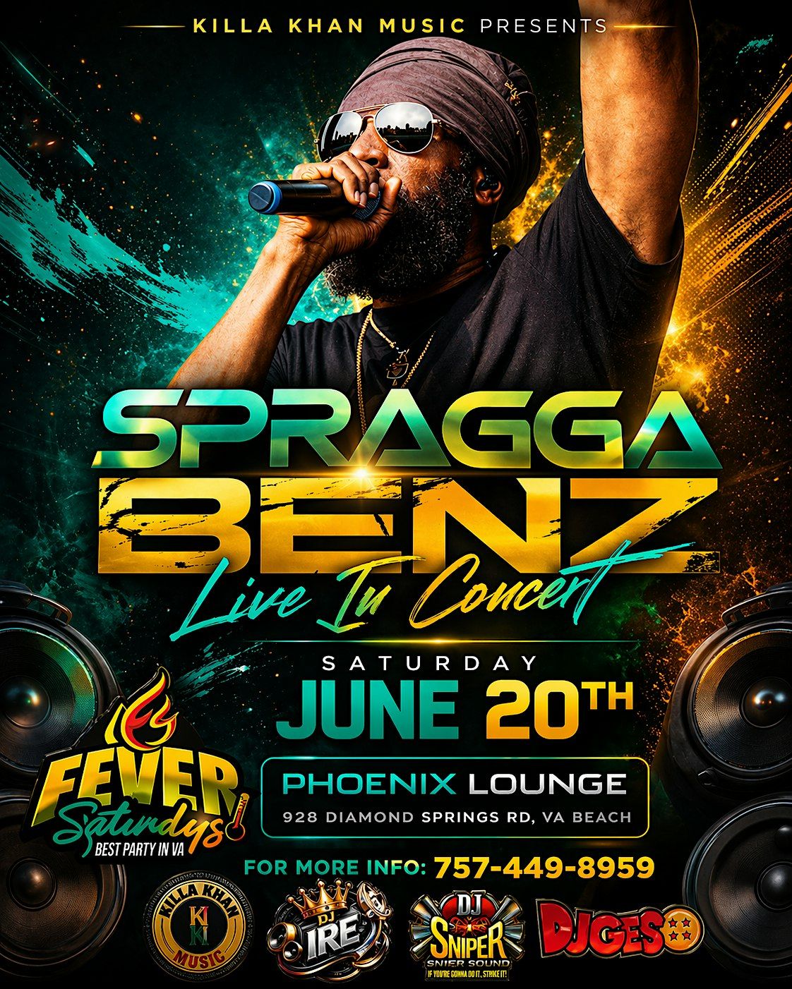 SPRAGGA BENZ LIVE VIRGINIA BEACH, Phoenix Restaurant and Lounge ...
