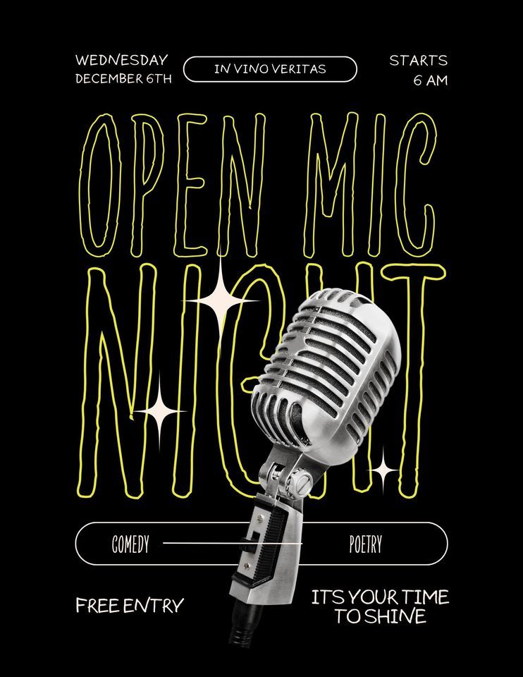 OPEN MIC WEDNESDAY, 1080 Cty Rd E West Shoreview MN 55025, White Bear ...