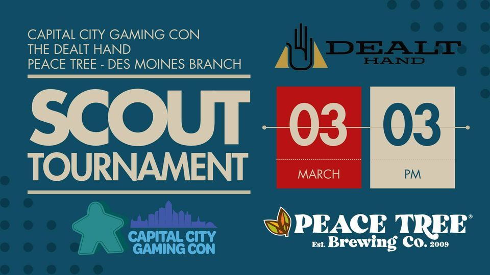 SCOUT Tournament, Peace Tree - Des Moines Branch, 3 March 2024 ...