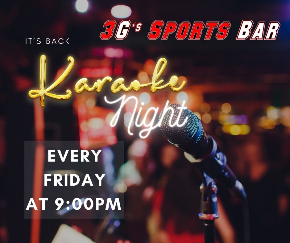 Karaoke Night, Three G's Sports Bar, Worcester, 26 January 2024 ...