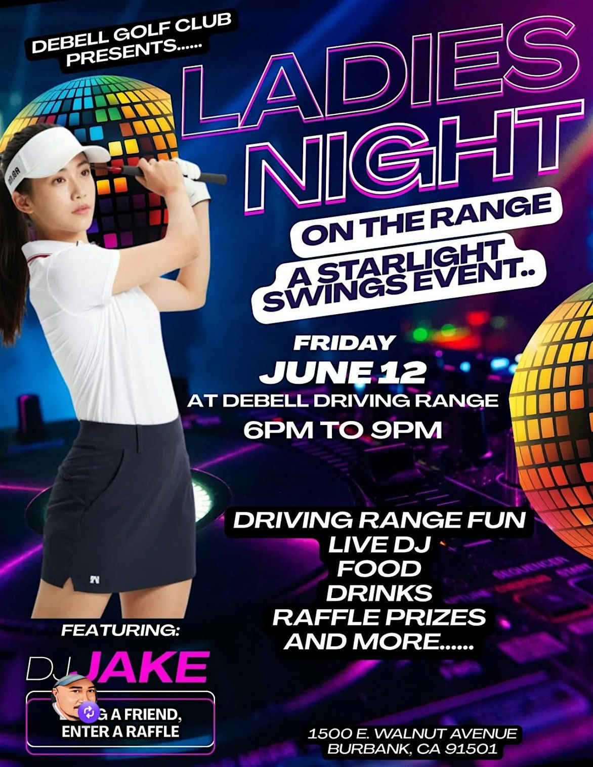 Ladies Night A Starlight Swings Debell Golf Club Debell Golf Club