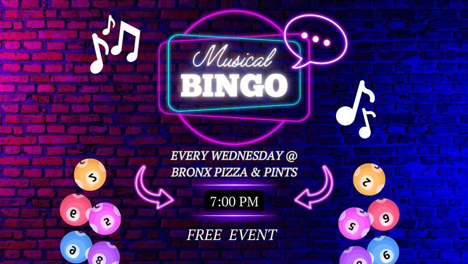 Musical Bingo at Bronx Pizza & Pints ??, Bronx Pizza & Pints, Wichita ...